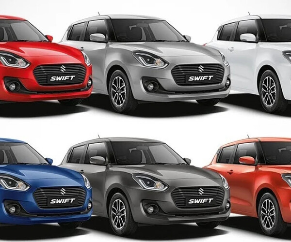 ArtStation - 6 IN 1 SUZUKI SWIFT 3D MODEL | Resources