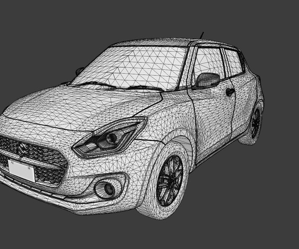ArtStation - 6 IN 1 SUZUKI SWIFT 3D MODEL | Resources