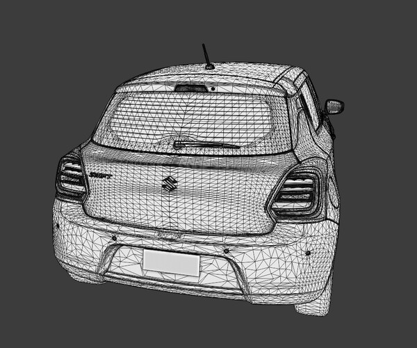 ArtStation - 6 IN 1 SUZUKI SWIFT 3D MODEL | Resources