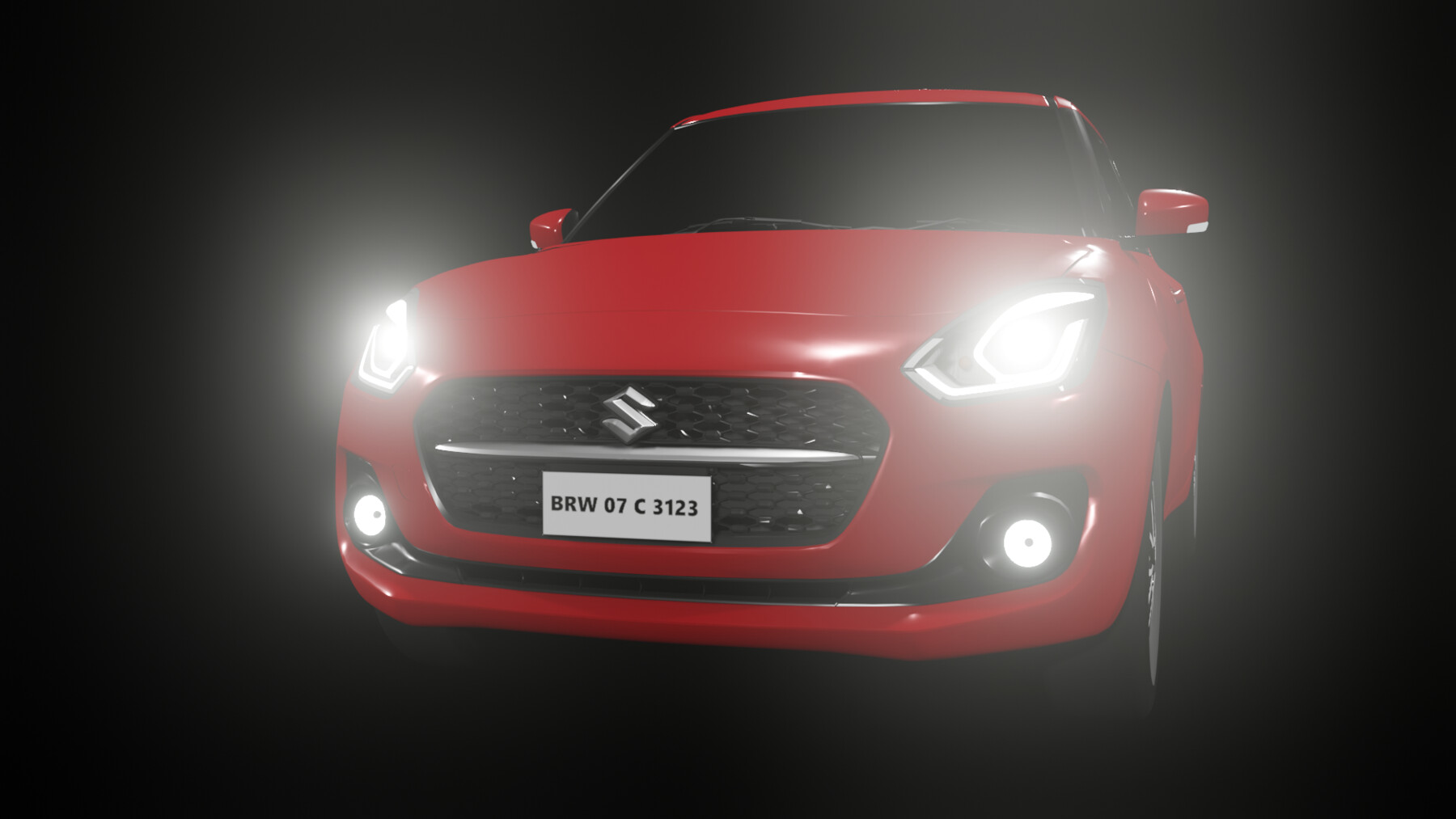 ArtStation - SUZUKI SWIFT PHOENIX RED 3D MODEL | Resources
