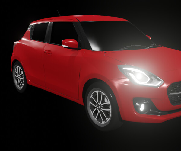 ArtStation - SUZUKI SWIFT PHOENIX RED 3D MODEL | Resources