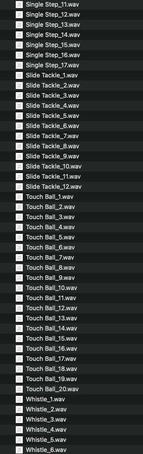 ArtStation - Soccer Sound Effects | Game Assets