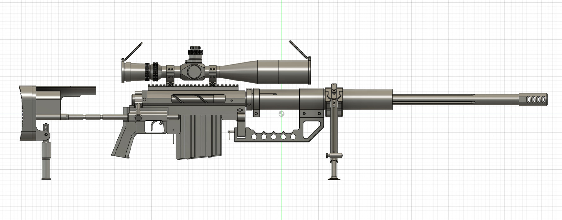 ArtStation - [CAD] M200 Intervention | Resources