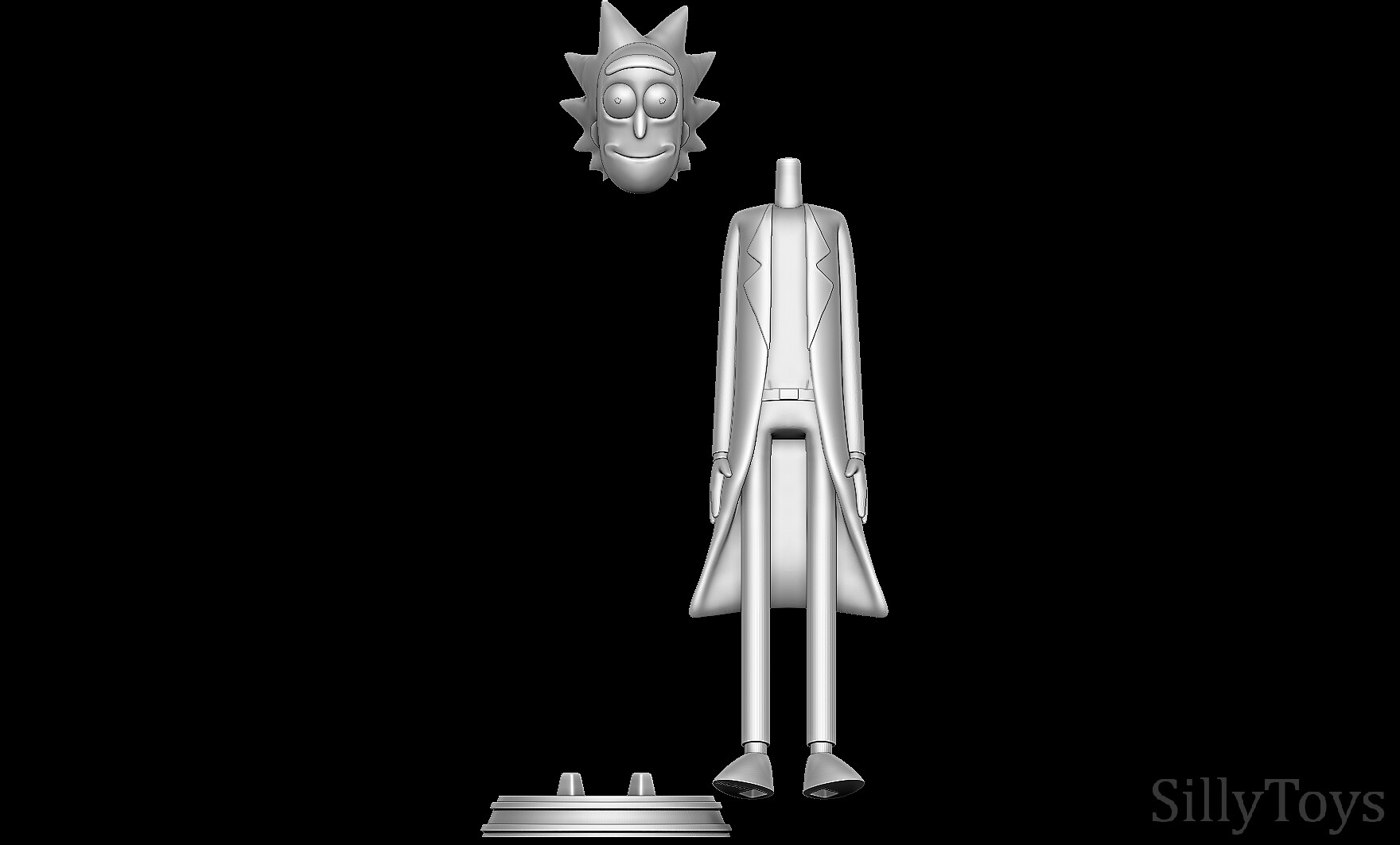 ArtStation - Rick and Morty 3D print models | Resources