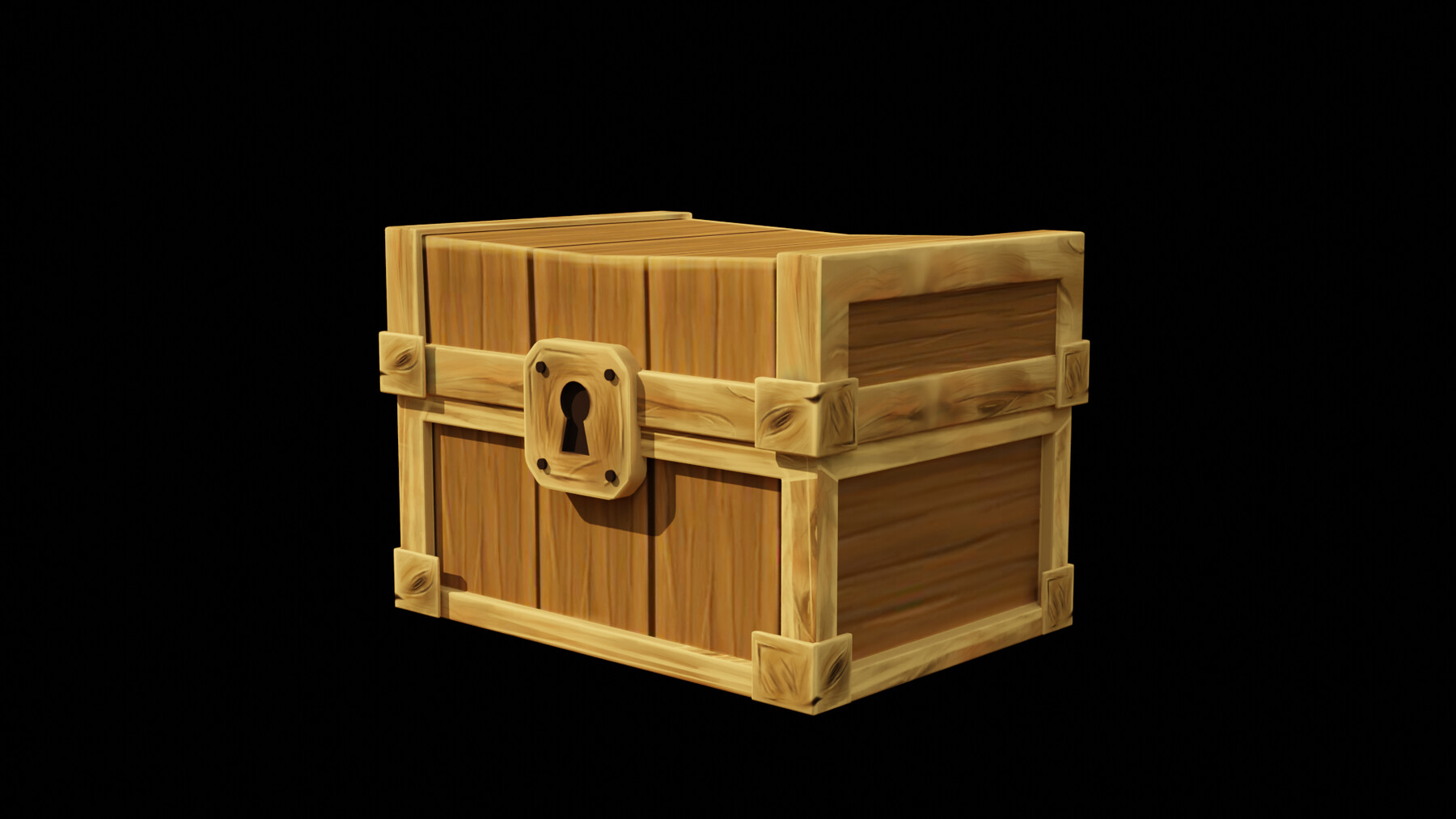 ArtStation - Handpainted Game-Ready Chest | Game Assets