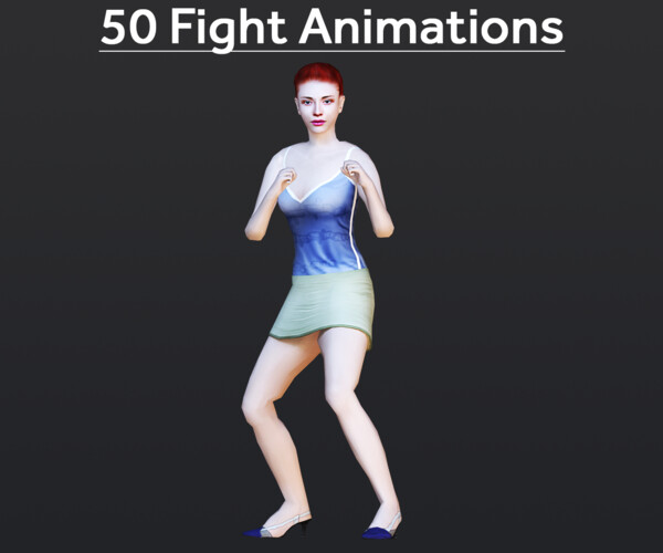 ArtStation - 50 FIGHT ANIMATIONS | Game Assets