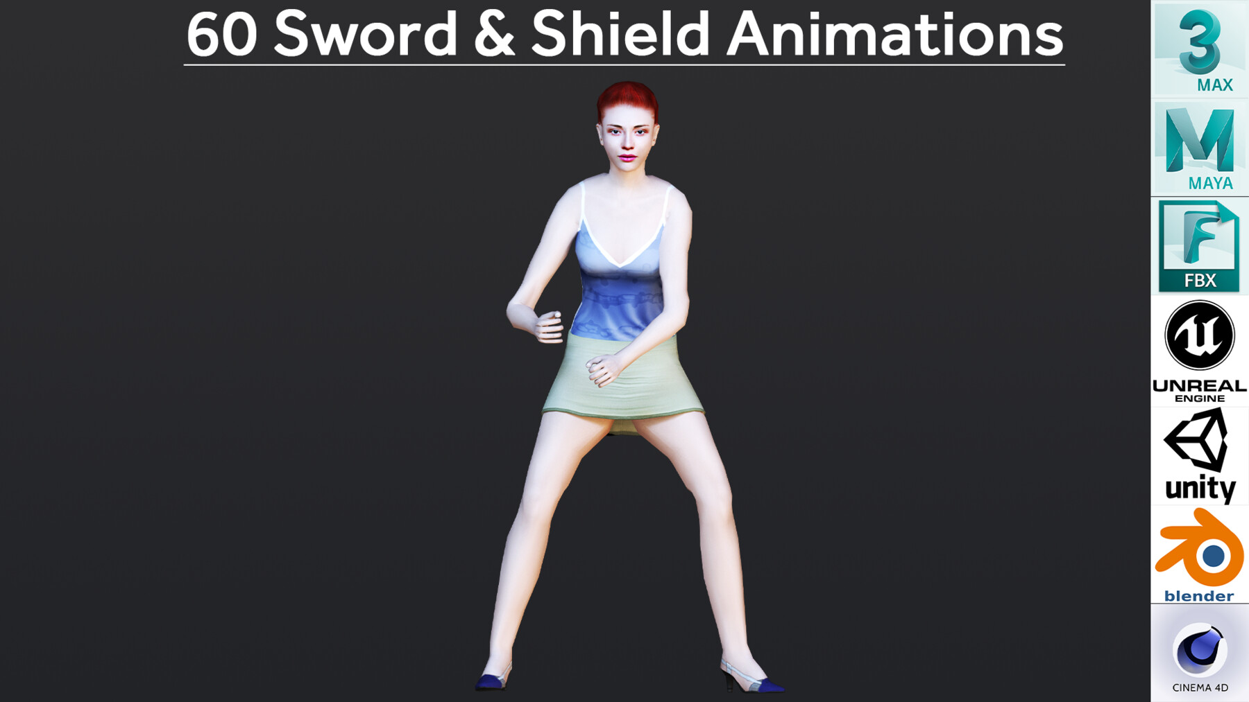 ArtStation - 60 SWORD AND SHIELD ANIMATIONS | Game Assets