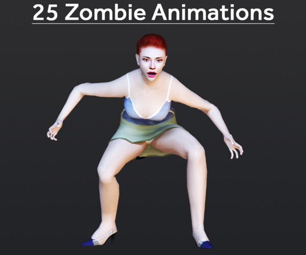 ArtStation - 25 ZOMBIE ANIMATIONS | Game Assets