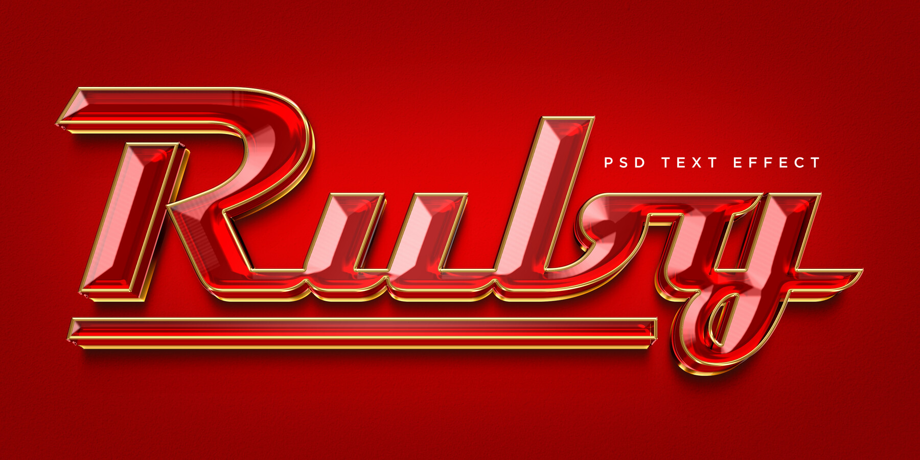 Artstation 3d Ruby Psd Fully Editable Text Effect Layer Style Psd Mockup Template Artworks 2987