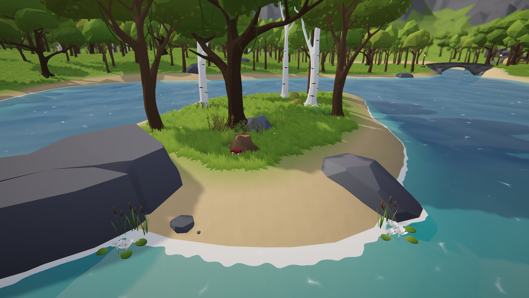 ArtStation - Low Poly Fantasy Valley - Asset for Unity 3D, Map and ...