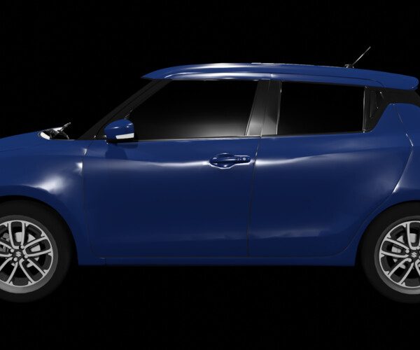 ArtStation - SUZUKI SWIFT CERULEAN BLUE 3D MODEL | Resources