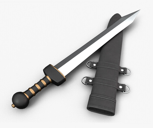 ArtStation - Roman Sword - Modern Gladius | Game Assets
