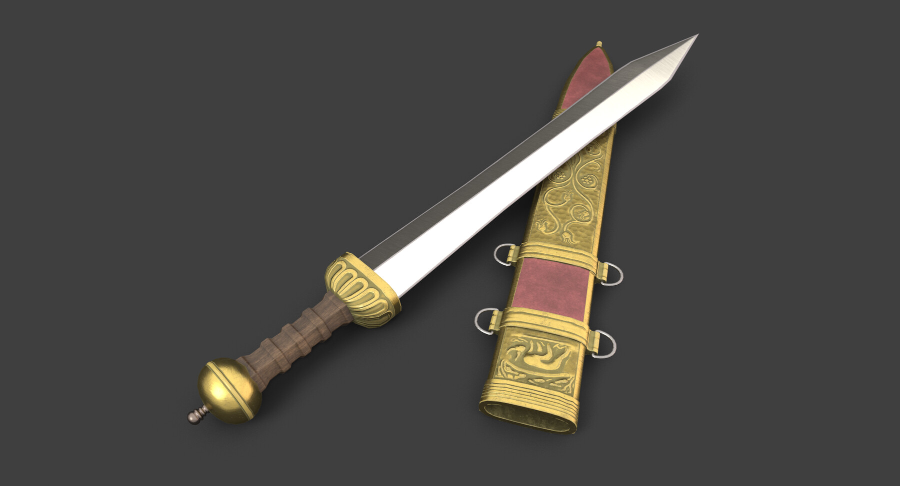 ArtStation - Roman Sword - Centurion Gladius | Game Assets
