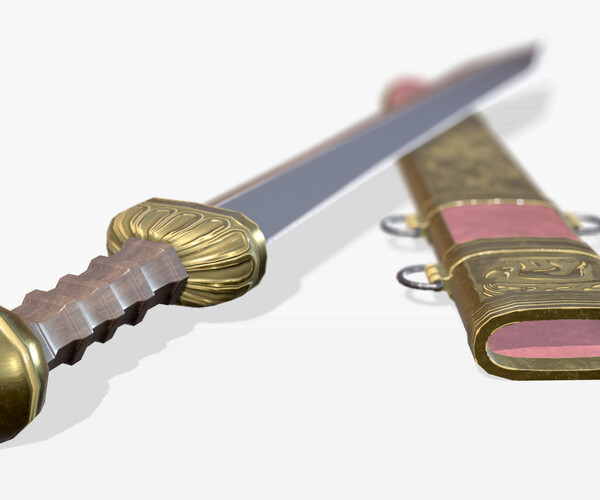ArtStation - Roman Sword - Centurion Gladius | Game Assets