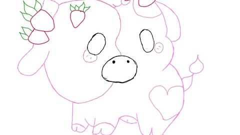 ArtStation - Strawberry cow | Artworks