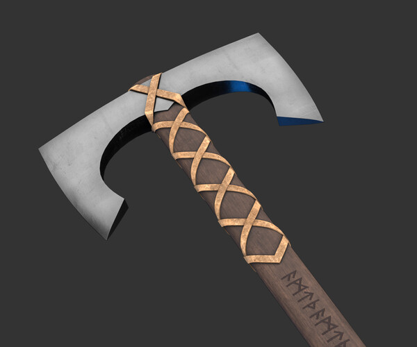 ArtStation - Viking Double Axe | Game Assets