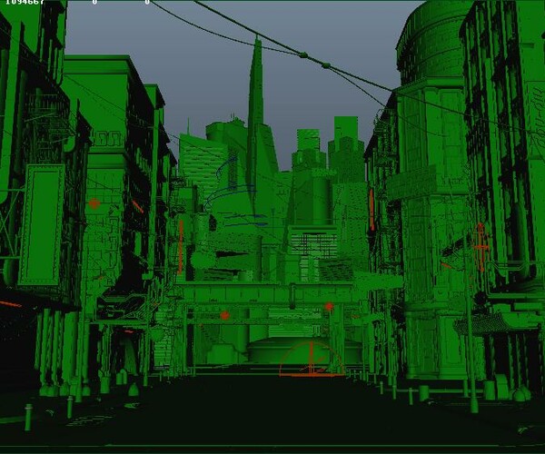 ArtStation - cyber city street | Game Assets