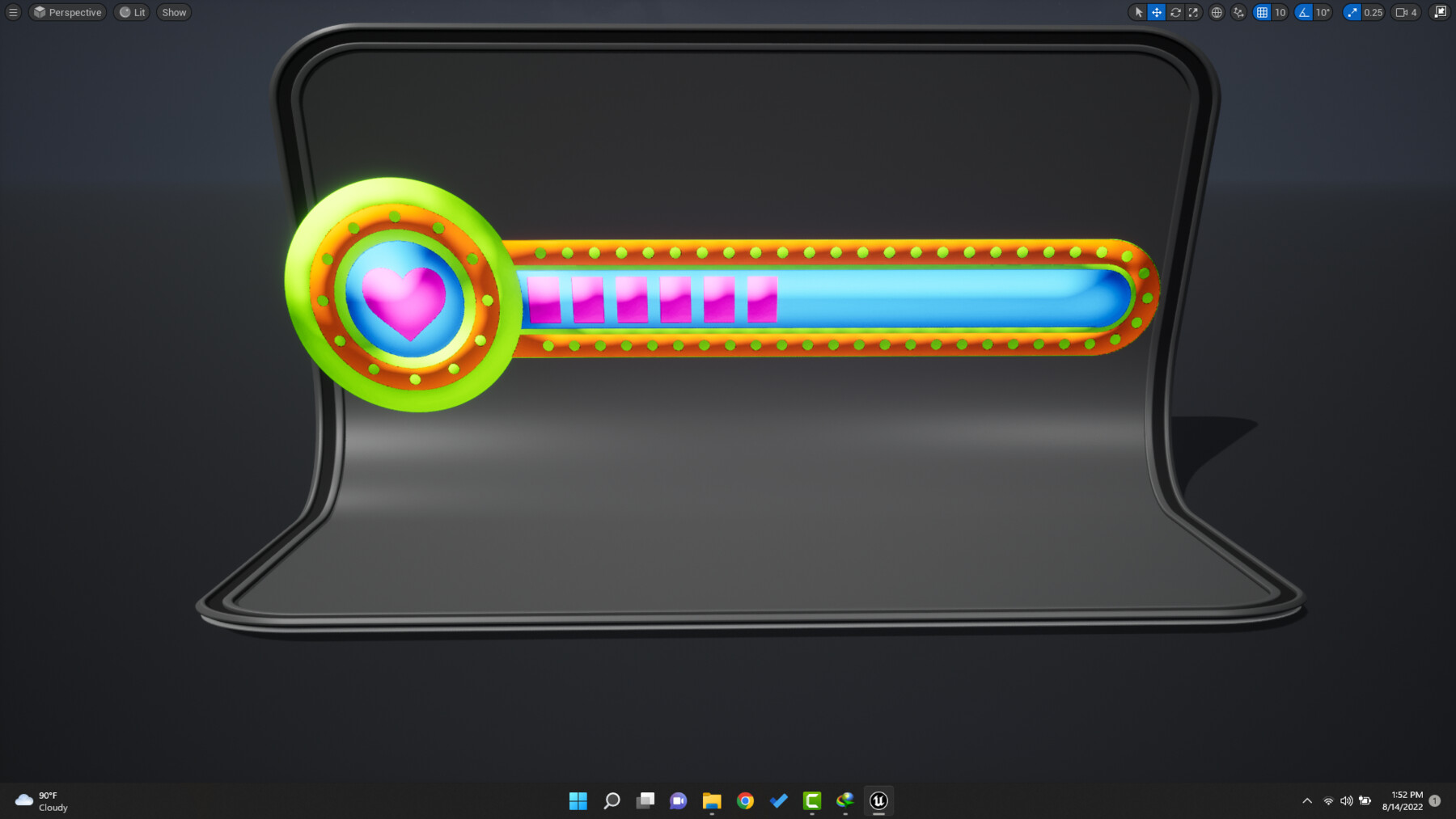 ArtStation - Progress bar UI Effect UE5 Download File | Game Assets