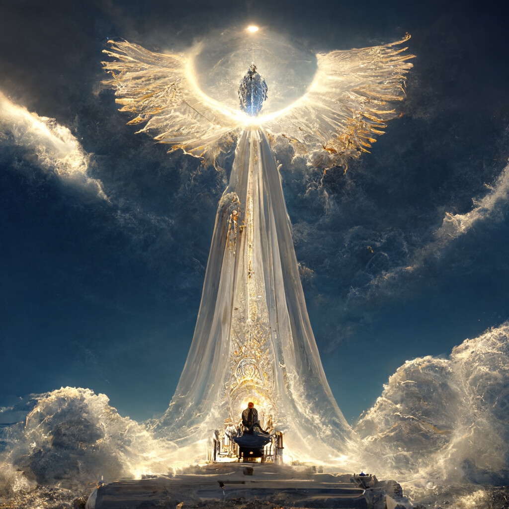 ArtStation - Archangel on throne | Artworks
