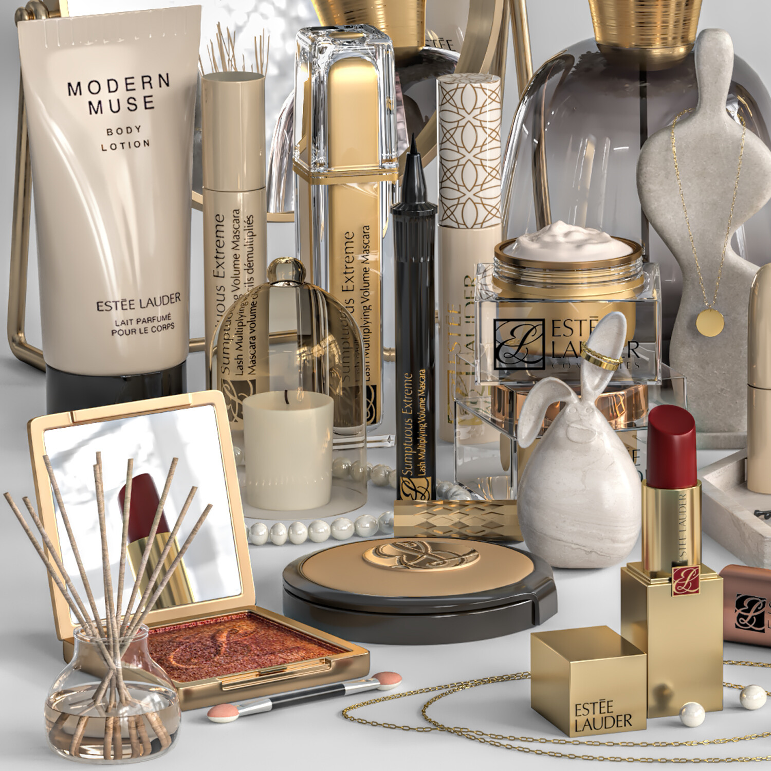 ArtStation - makeup set 01 | Resources