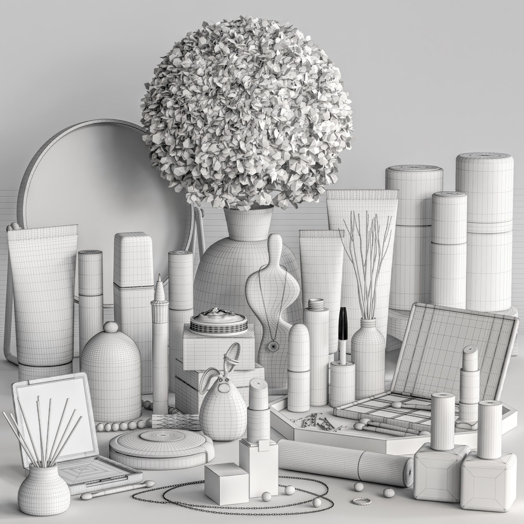 ArtStation - makeup set 01 | Resources