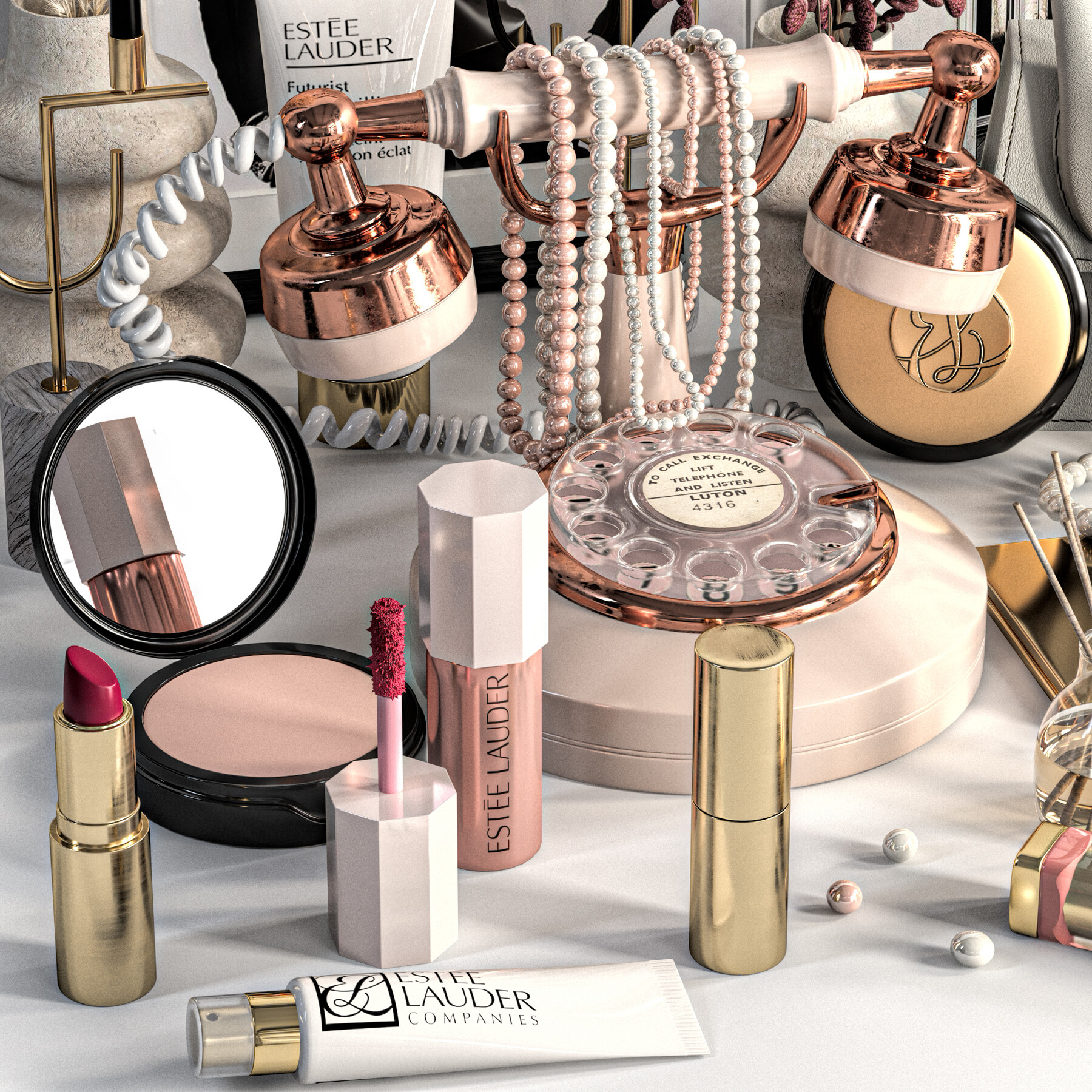 ArtStation - makeup set 02 | Resources