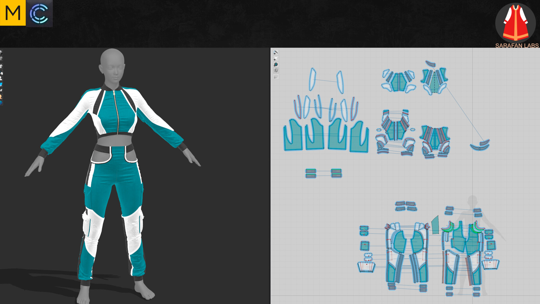 ArtStation - Women's Tracksuit | Game Assets