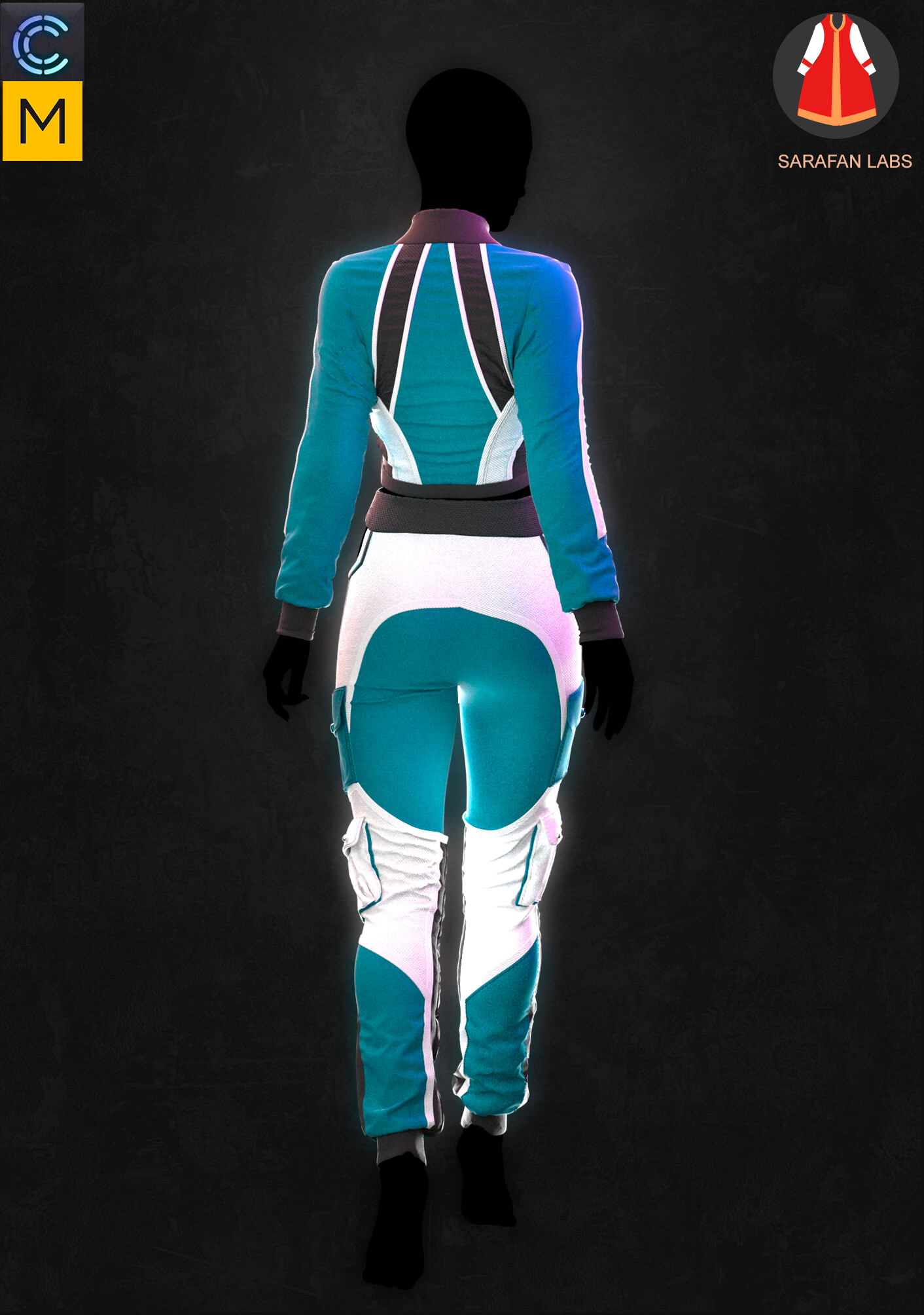 ArtStation - Women's Tracksuit | Game Assets