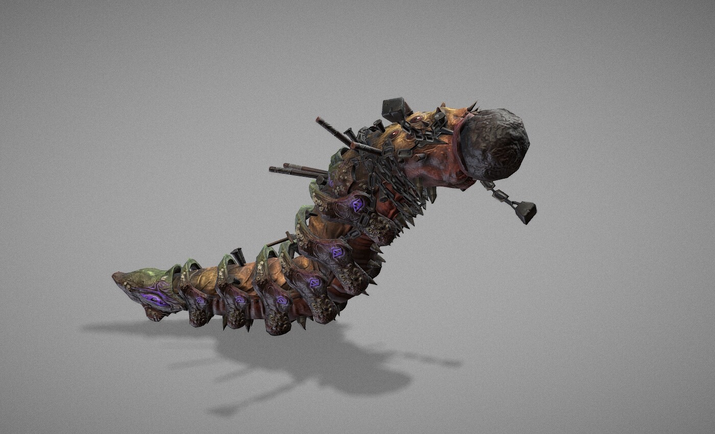 ArtStation - Giant Crawler Mutant | Game Assets