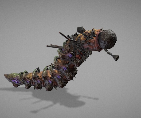 ArtStation - Giant Crawler Mutant | Game Assets