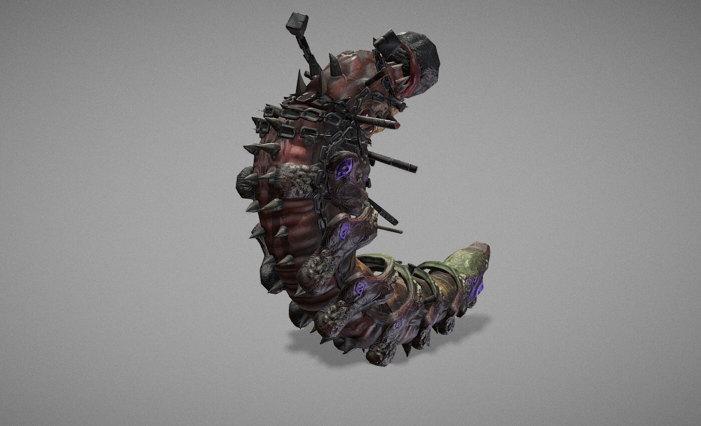 ArtStation - Giant Crawler Mutant | Game Assets