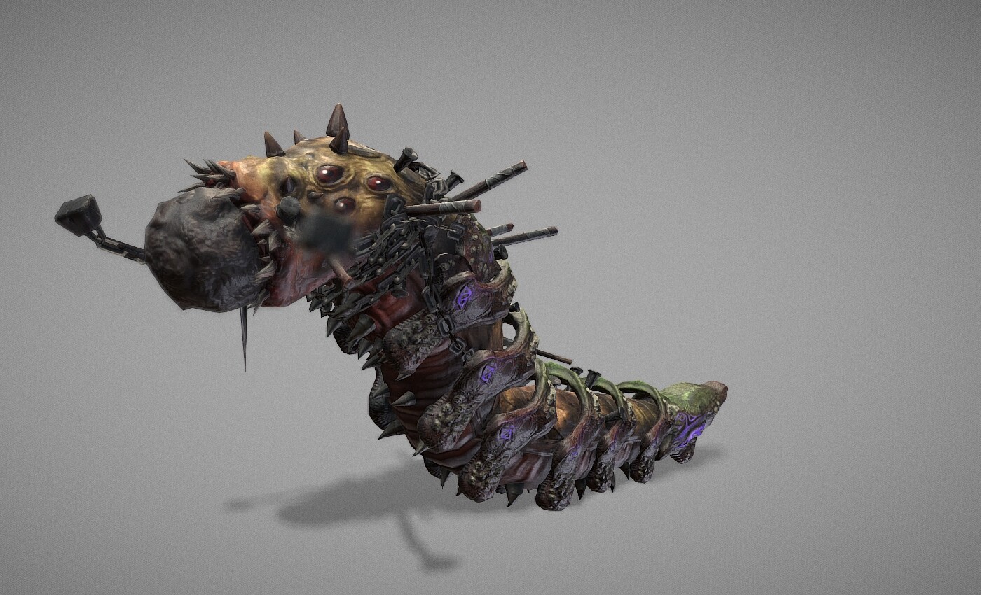 ArtStation - Giant Crawler Mutant | Game Assets