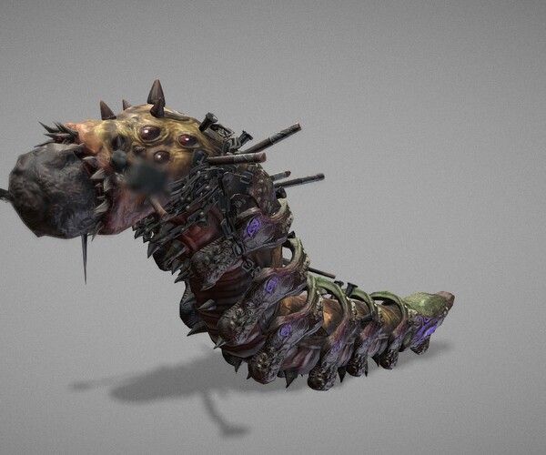 ArtStation - Giant Crawler Mutant | Game Assets