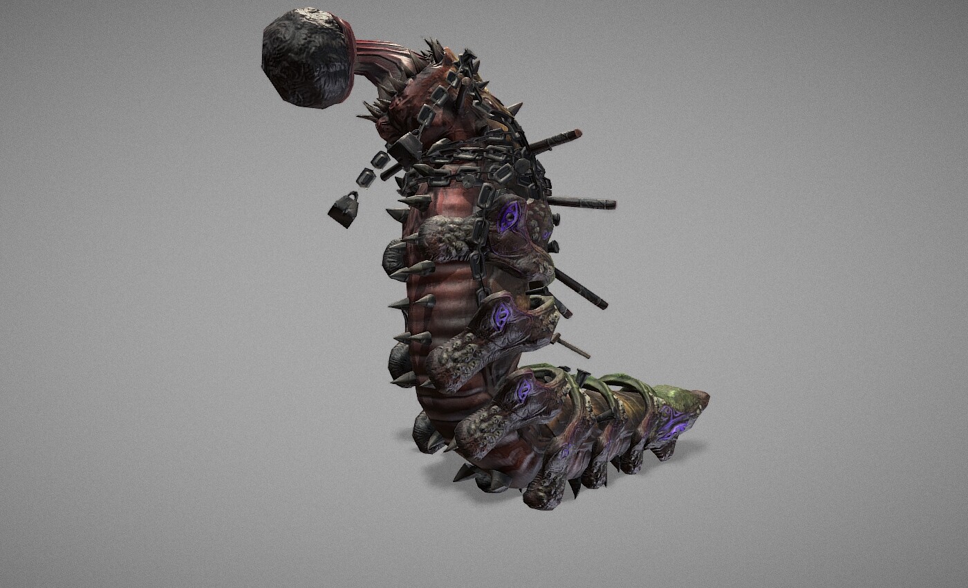 ArtStation - Giant Crawler Mutant | Game Assets
