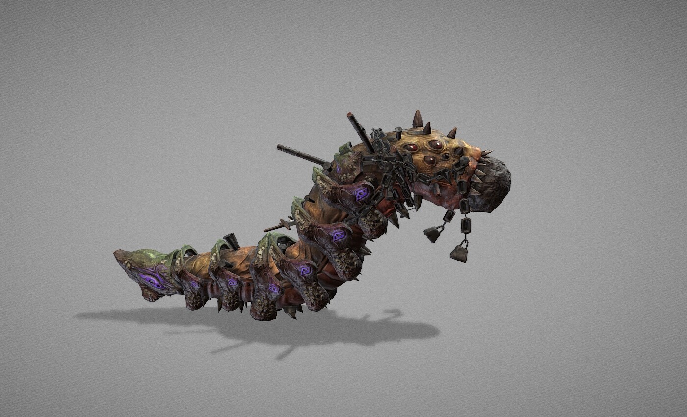 ArtStation - Giant Crawler Mutant | Game Assets