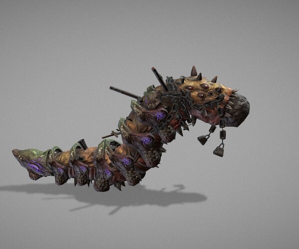 ArtStation - Giant Crawler Mutant | Game Assets