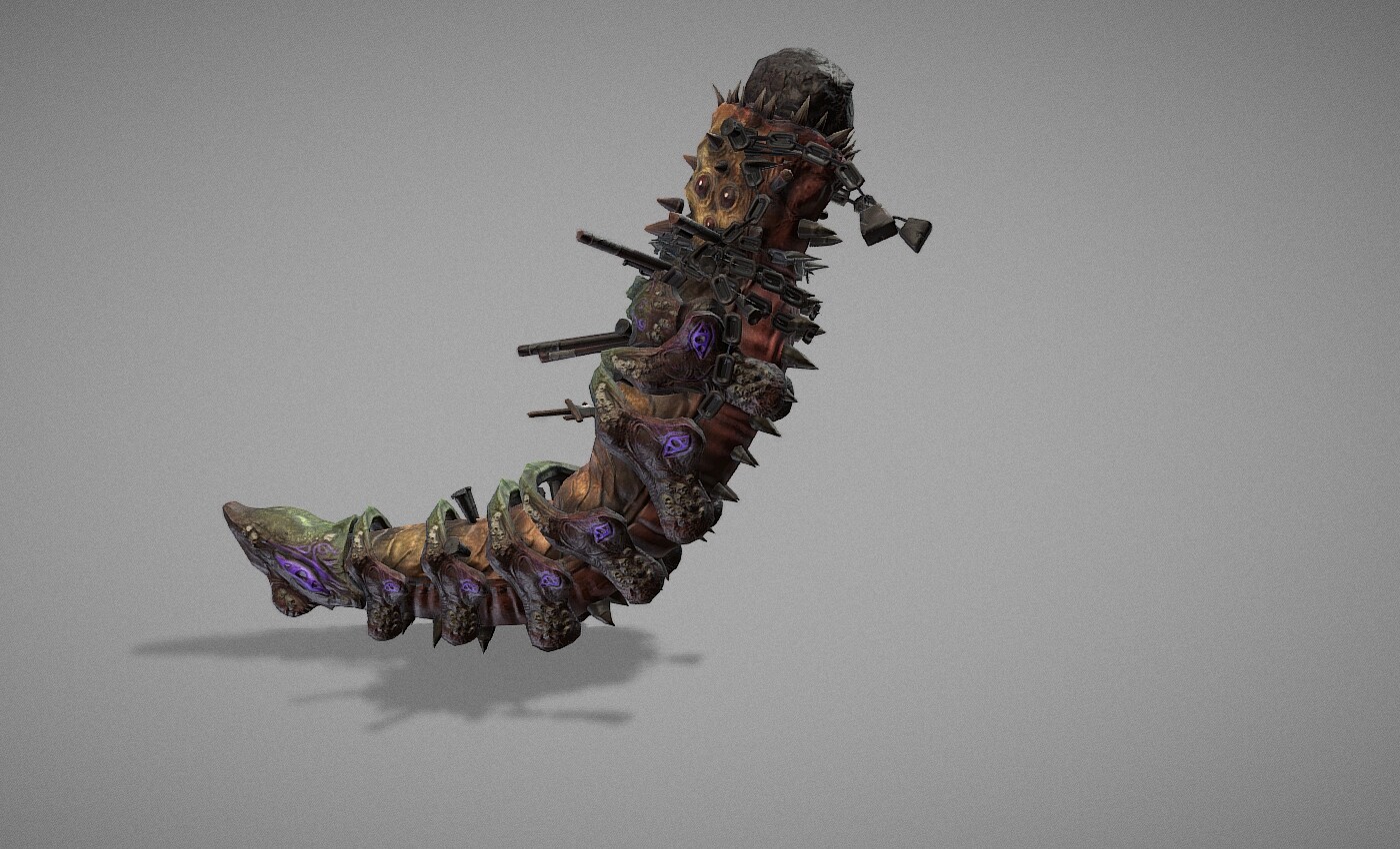 ArtStation - Giant Crawler Mutant | Game Assets