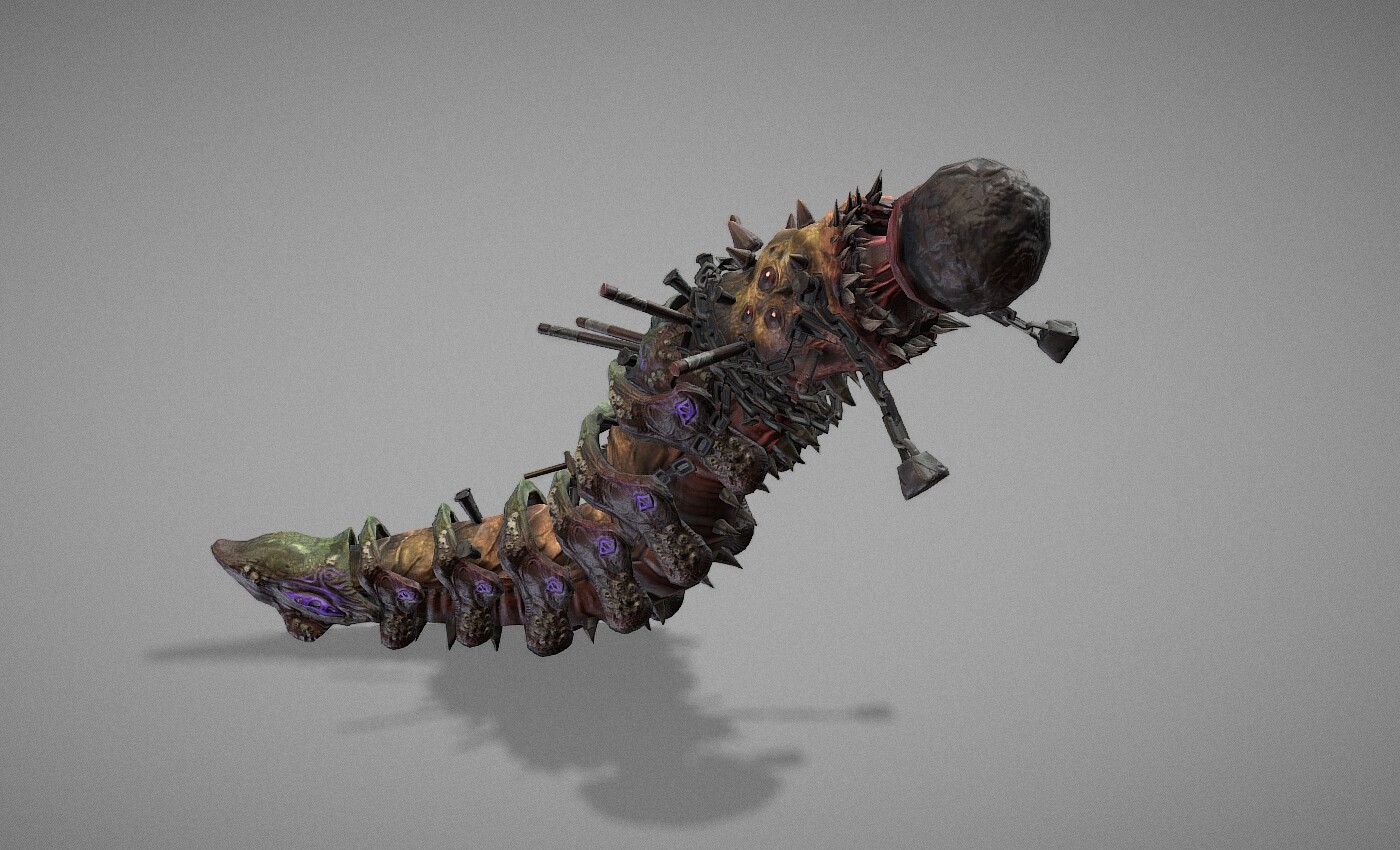 ArtStation - Giant Crawler Mutant | Game Assets
