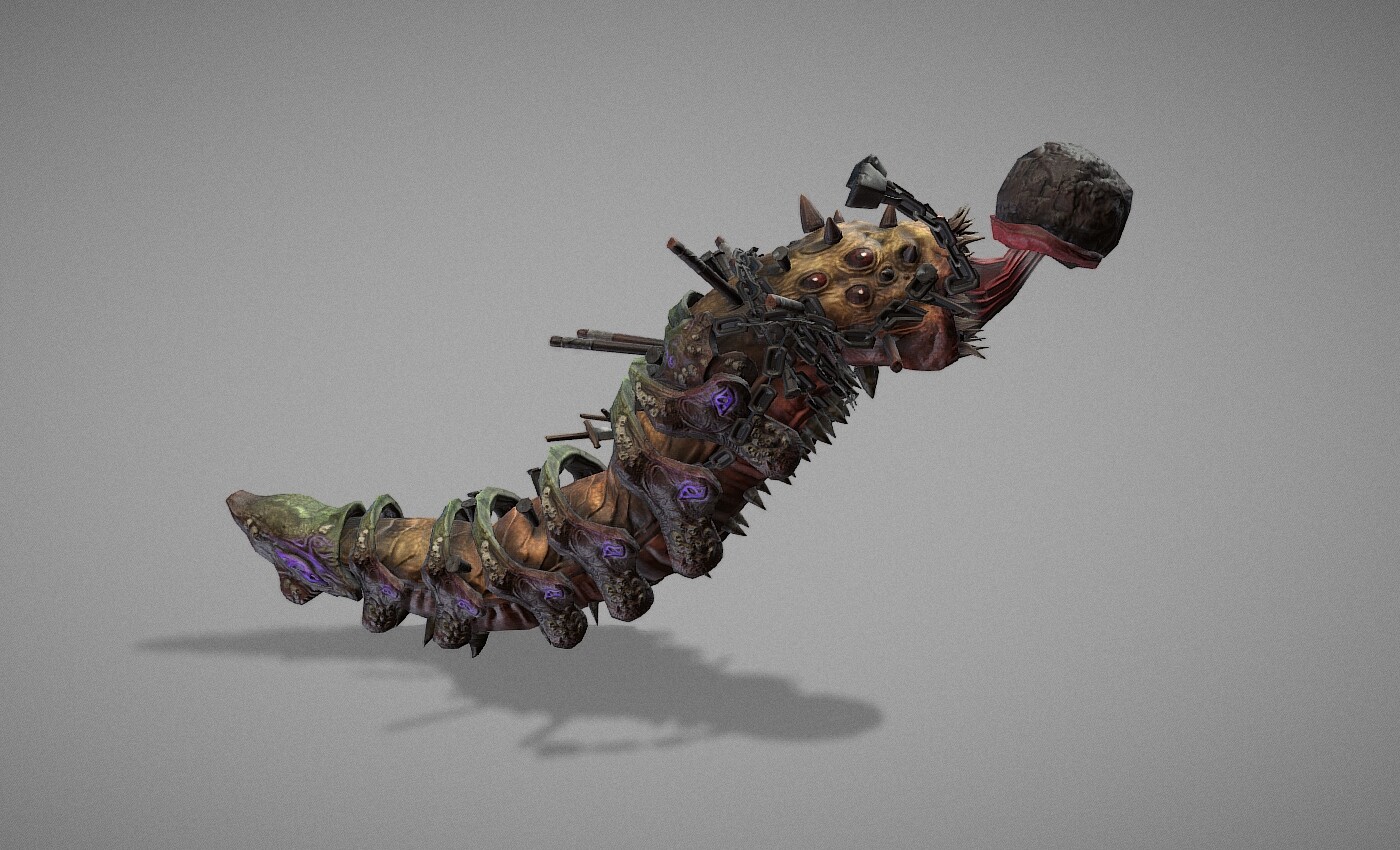 ArtStation - Giant Crawler Mutant | Game Assets