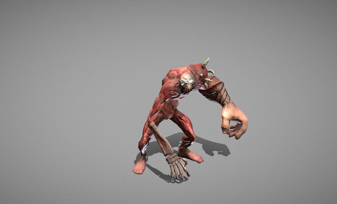 ArtStation - Goul Zombie | Game Assets