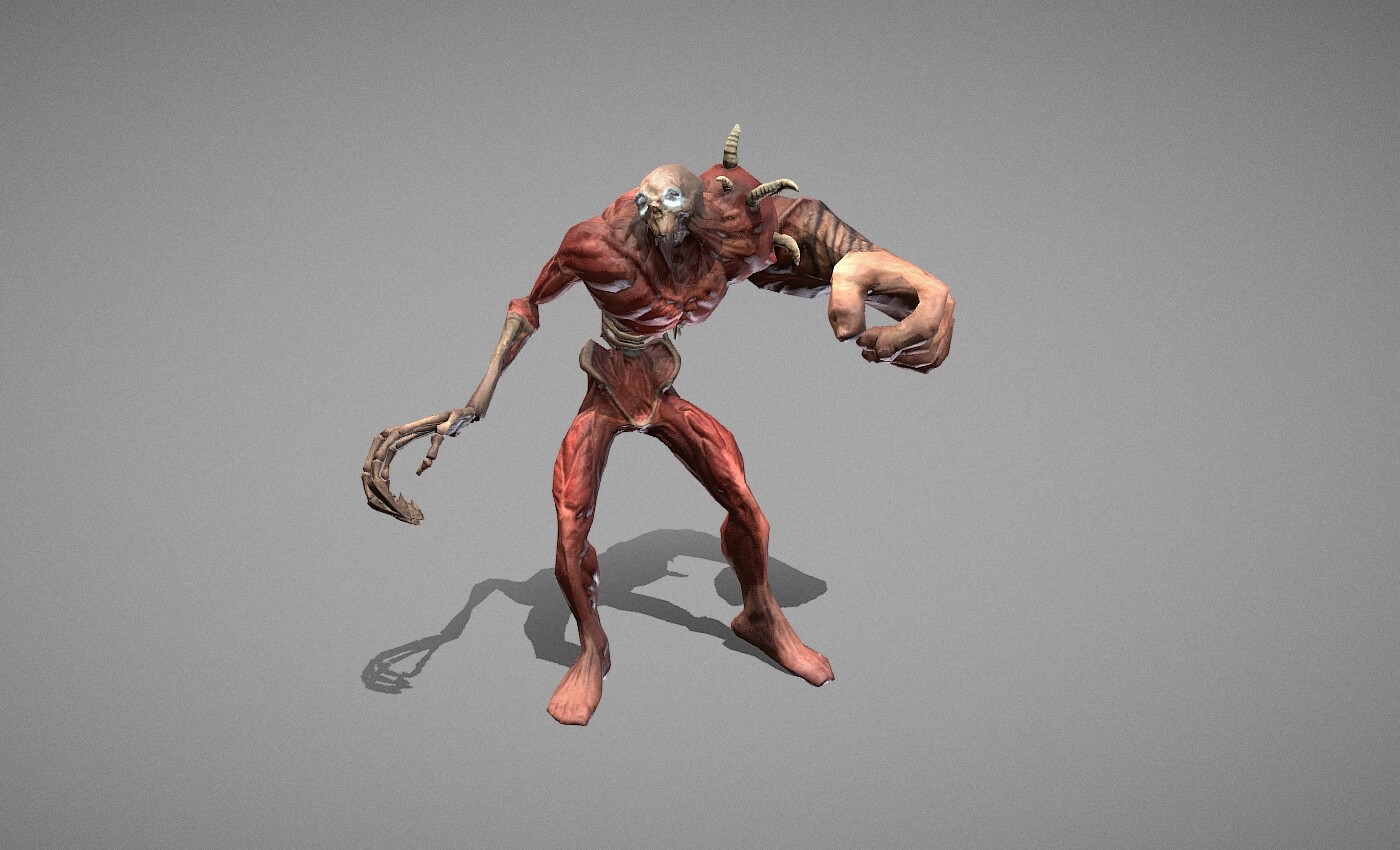 ArtStation - Goul Zombie | Game Assets
