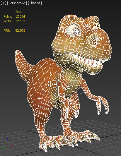 ArtStation - cartoon baby dinosaur | Game Assets