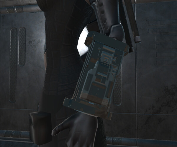 ArtStation - Low Poly Sci-Fi Bracelet D2 | Game Assets