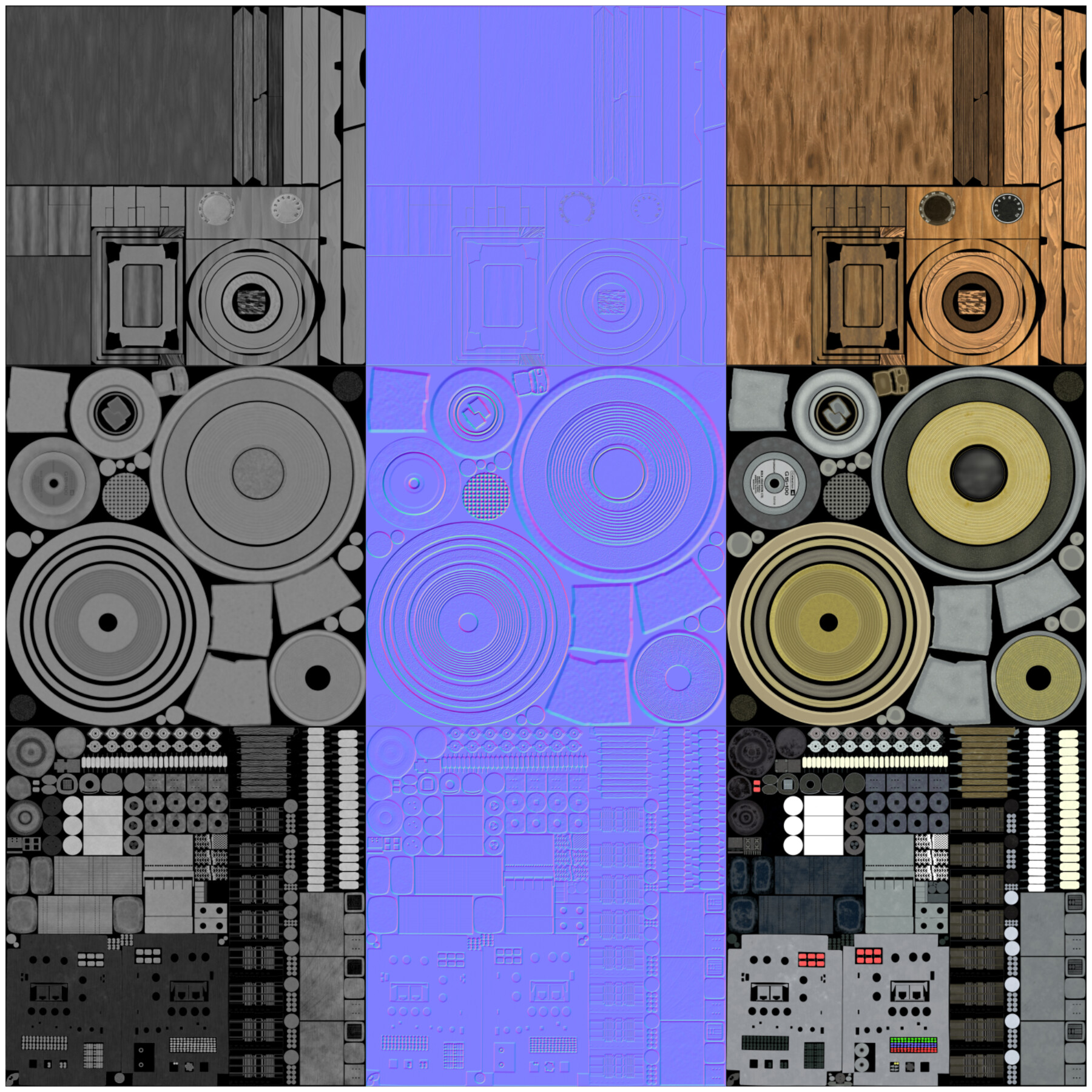 ArtStation - Vintage Radio with Vacuum tube 4k texture PNG , FBX ...