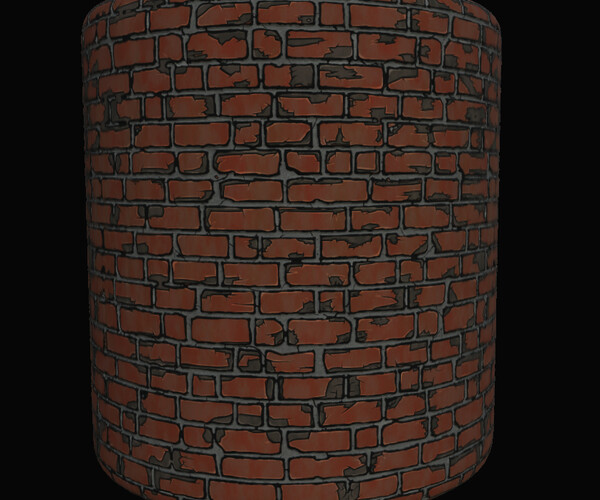 ArtStation - Stylized Brick Texture | Resources