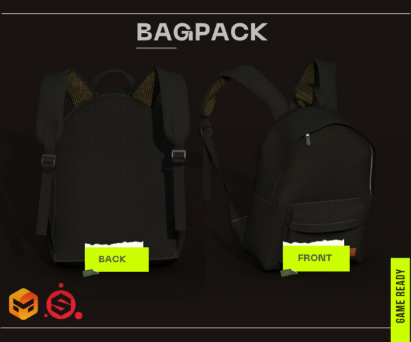 ArtStation - Bagpack 1 | Game Assets