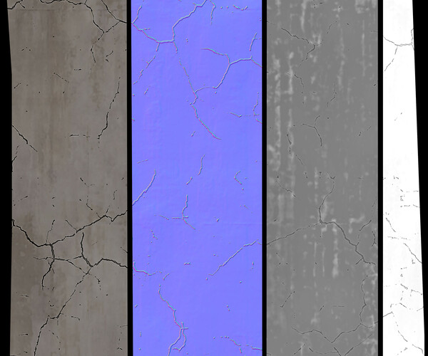 ArtStation - Stylized Concrete / Plaster Textures | Game Assets