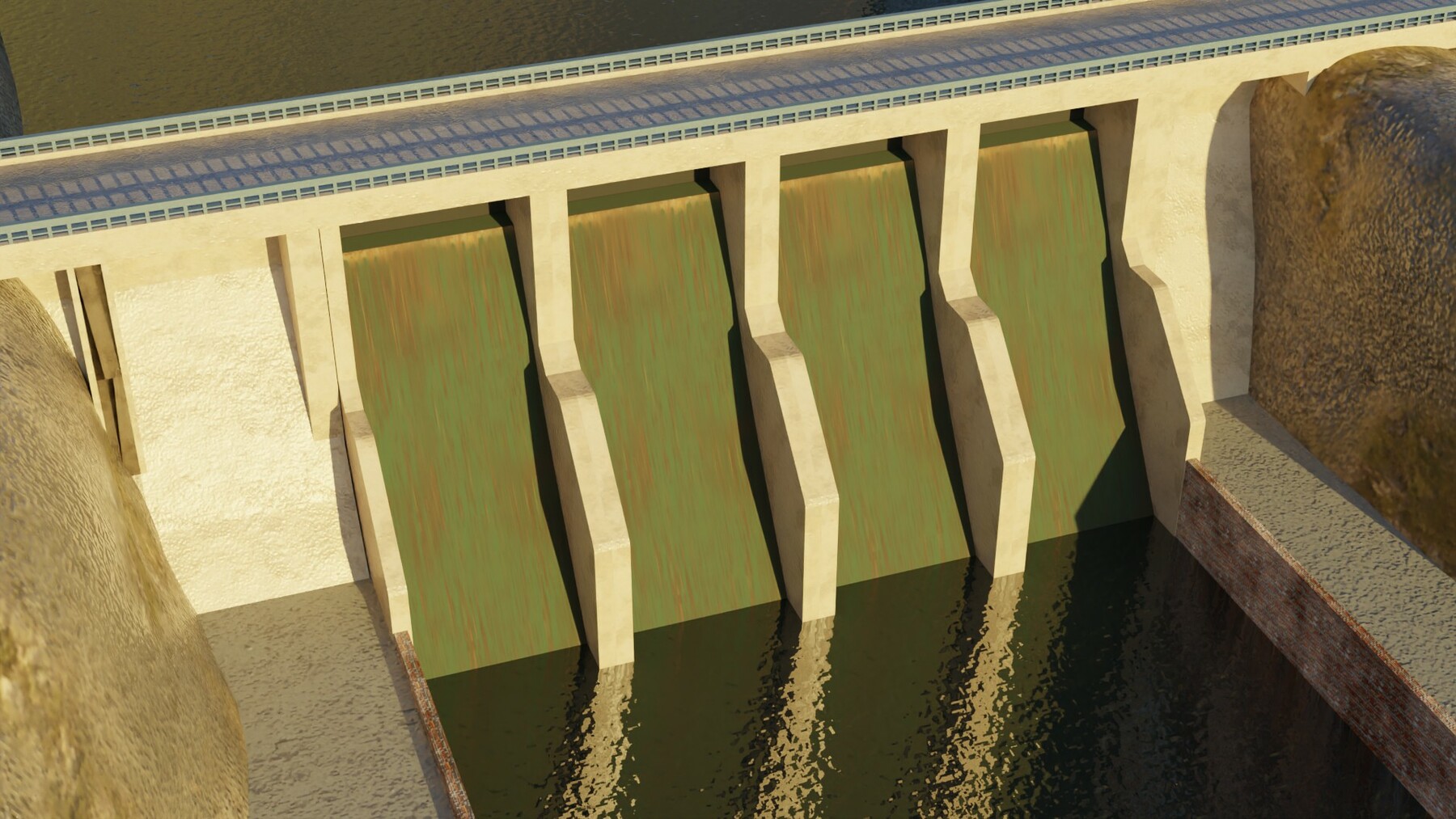 ArtStation - Dam - Low Poly - Game Ready - PBR | Resources