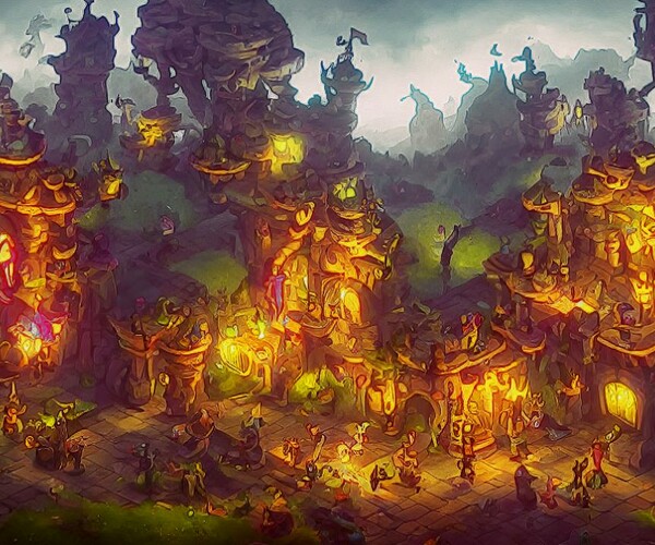 ArtStation - Enchanted Fantasy Guild Tavern 1k collection | Artworks