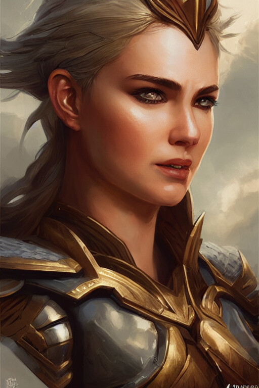 ArtStation - Valkyrie sky Amazon beauty Hero Fantasy 3k collection ...